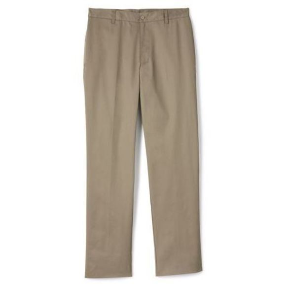 Lands' End | Pants | Mens Tailored Fit Blend Front Pants 473336 | Poshmark
